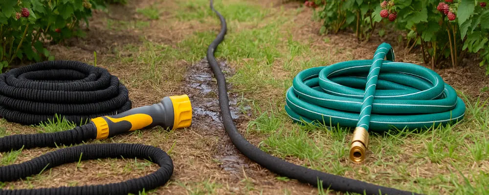 Comparing Garden Hoses for Efficient Berry Plant Irrigation – Biri Group AE