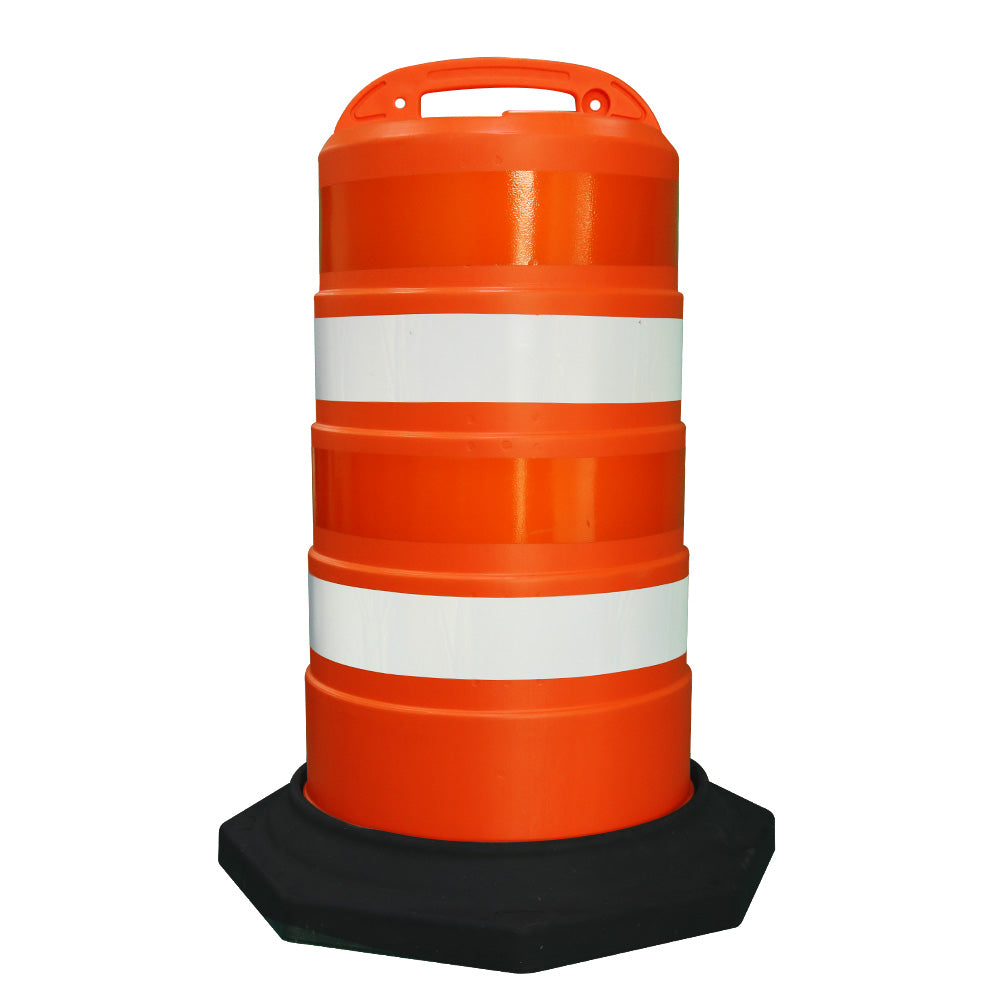 Traffic Safety Drums | Durable Reflective Road Safety Barrels – Biri ...