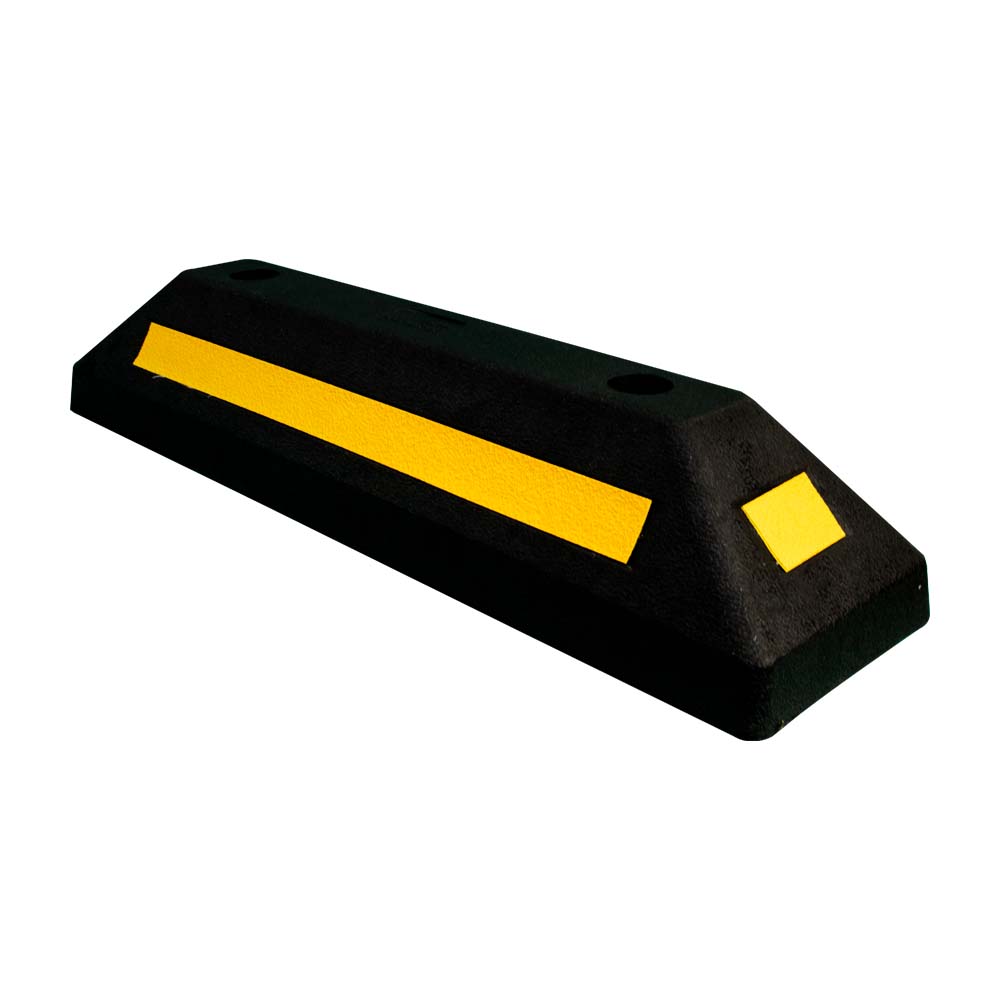57CM Heavy Duty Rubber Wheel Stopper | Garage & Parking Safety Block ...