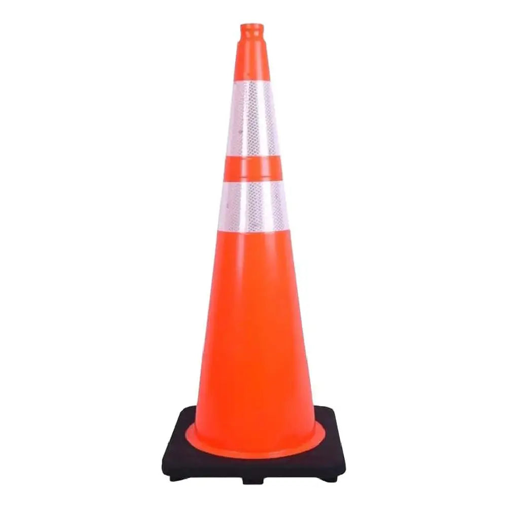 Traffic Cone PVC 90CM with Reflective Strips | Weighted Safety Cone ...